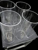 China High Temperature Resistance Quartz Glass Tube Customized Transparent Polished Clear Tubing for sale