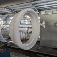 China Large Diameter Quartz Tube Heat Resistance Transparent High Purity Clear Glass Tubing for sale