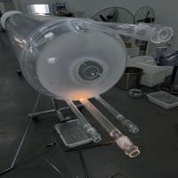 China Large Diameter Quartz Tube Heat Resistance Transparent High Purity Clear Glass Tubing for sale