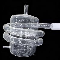 China Laboratory Polished Silica Quartz Glass Tube Laboratory Acid Collection Bottle for sale