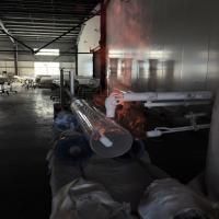 China Large Diameter Quartz Glass Pipe High Temperature Resistant Transparent Tubing for Powder Conveying for sale