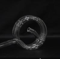 China Special Shape Quartz Spiral Tube Custom High Temperature Resistant Transparent Glass Tubing for sale