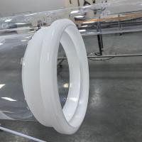 China Quartz Glass Tube 400mm Large Diameter Heat Resistant High Purity Transparent Clear Tubing for sale