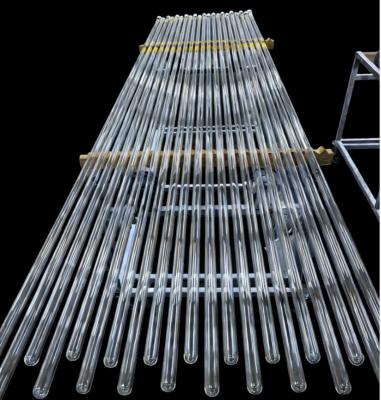 China Polishing Clear Quartz Glass Tube for Pyrolysis Furnace for sale