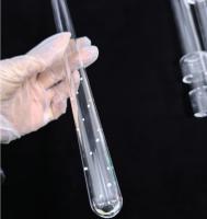 China One End Sealed Quartz Test Tubes High Purity Transparent Clear Glass Tubing for Laboratory Use for sale