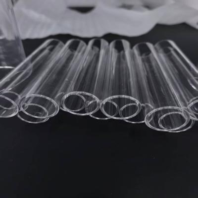 China Fused Silica Quartz Glass Cylinder Heat Resistant Transparent Quartz Glass Pipe for Furnace Use for sale