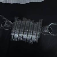 China Polished Quartz Glass Sleeve High Purity Transparent Heat Resistant Glass Tube for Furnace Use for sale