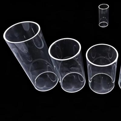 China Optical UV Quartz Glass Tube High Temperature Resistance Customized Transparent Clear for sale