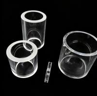 China Optical UV Quartz Glass Tube High Temperature Resistance Customized Transparent Clear for sale
