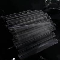 China Clear Glass Cylinder Quartz Tube Fused Silica High Temperature Heat Resistant Polished for sale