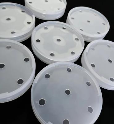 China Quartz Furnace Door End Cap Seal Plate Customized High Temperature Grade for Semiconductor Use for sale