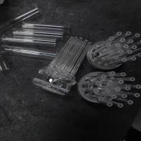 China Pure Quartz Glass Cylinder 300mm Heat Resistant 99.99% Customized Transparent Tube for sale