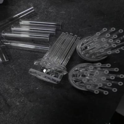 China Pure Quartz Glass Cylinder 300mm Heat Resistant 99.99% Customized Transparent Tube for sale
