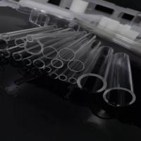 China Anti Corrosion Quartz Twin Tube 2cm Diameter Polished Surface High Ozone Customizable for sale