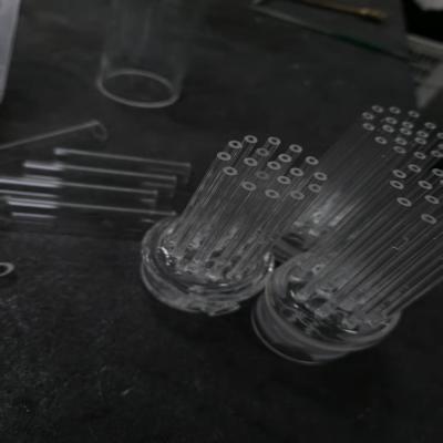 China Durable High Purity Quartz Glass Tube High Brightness for Headlight Tubular Furnace Filter for sale