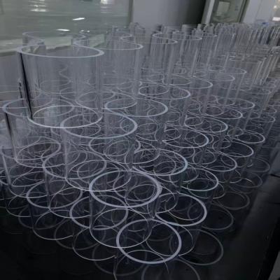 China Fused Quartz Glass Tube Custom Silica High Purity for Photoreactor Production for sale