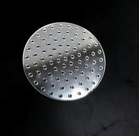 China CNC Processing Customized Clear Glass Wafer Fused Quartz Plate Quartz Glass Disc with Hole for sale
