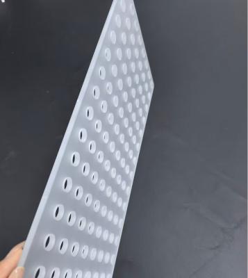 China High Purity Laser Drilling Clear Quartz Glass Plate Optical CNC Square Silica Sheet for sale