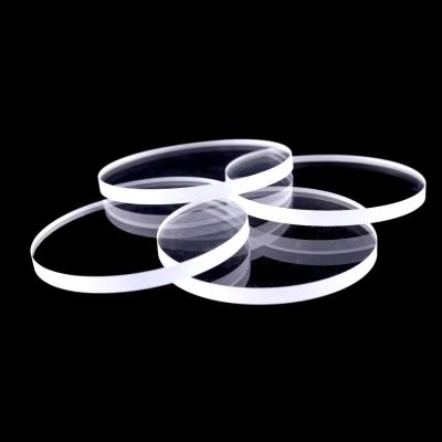 China Customized Fused Silica Round Quartz Disc Transparent Quartz Glass Plate Quartz Glass Sheet for sale