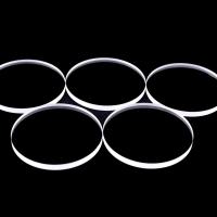 China Transparent UV Quartz Disc Polished Fused Quartz Glass Plate for UV Lamps for sale