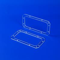 China Custom Optical Transparent Round Quartz Glass Plate Fused Silica Glass Plate for sale