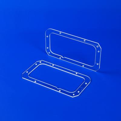 China Clear Customized Quartz Sheet Transmittance Quartz Glass Plate Fused Silica UV Transparent for sale