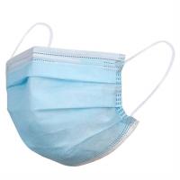 China High Elastic Earloop Non Woven Face Mask Disposable 3 Ply Protection Dust Mask for sale