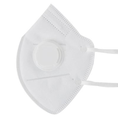 China Non Woven FFP2 Face Mask Disposable Kn95 Face Mask Anti Air Flu White Color for sale