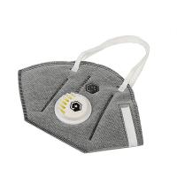 China Grey Color Valved Dust Mask Half Face Mask PM2.5 Air Purify Protective Mask for sale