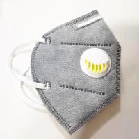 China Adult Valved Dust Mask Vertical Folding Nonwoven Respirator Mouth Mask for sale