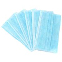 China Standard Earloop Face Masks 3 Layer Disposable Dust Masks Non Woven Material for sale