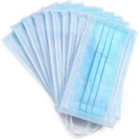 China Standard Earloop Face Masks 3 Layer Disposable Dust Masks Non Woven Material for sale