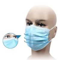 China Non Woven Disposable Face Respirator Mask 3 Layer Earloop Activated Carbon for sale