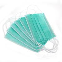 China Disposable Non Woven Face Mask 3 Ply Surgical Anti Pollution Mask With Tie On for sale
