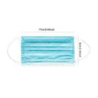 China Disposable Antibacterial Face Mask 3 Ply Non Woven Protective Face Mask Anti Virus for sale