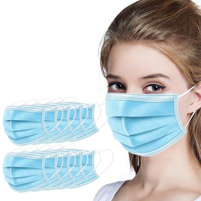 China Sterilized Medical Antibacterial Face Mask 3 Layer Surgical Mask Dust Pollution for sale
