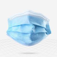 China Sterilized Medical Antibacterial Face Mask 3 Layer Surgical Mask Dust Pollution for sale