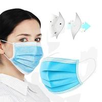 China 3 Ply Antibacterial Face Mask Non Woven Disposable Gas Mask For Health for sale