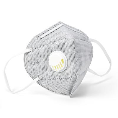 China Non Woven N95 Face Mask Folding Antibacterial With Breathable Valve Ear Loop for sale
