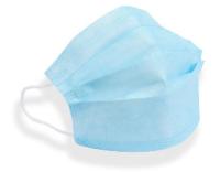 China Blue Disposable Dust Masks Antibacterial Surgical Face Mask With Earloop for sale