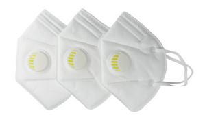 China Pm2.5 Kn95 Valved Dust Mask Folded Disposable Earloop Face Mask For Personal for sale
