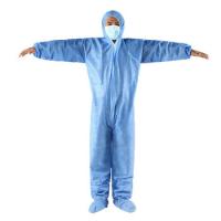China Breathable Disposable Protective Suit Non Woven With Excellent Tensile for sale