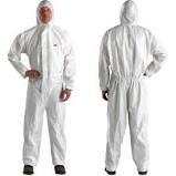 China Comfortable Disposable Protective Suit  Splash Proof Sms Chemical Coveralls for sale