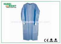 China Anti Static Disposable Surgical Gowns Disposable Lab Coat Long Sleeves for sale