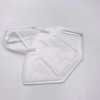 China CE Certified KN95 Disposable Facel Masks White Color Breathable For Protection for sale