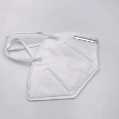 China CE Certified KN95 Disposable Facel Masks White Color Breathable For Protection for sale