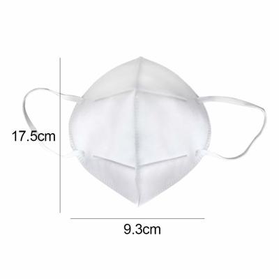 China CE Approval FFP2 Face Mask Dust Protection With 5 Ply Non Woven Material for sale