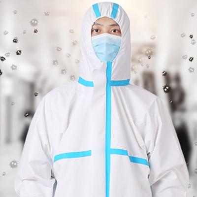 China Breathable Disposable Protective Suit Non Woven With Excellent Tensile for sale