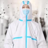 China Non Woven Full Body Disposable Protective Suits Isolation Clothing for sale