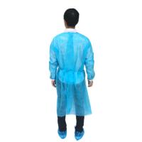 China Waterproof Non Woven Disposable Surgical Gowns Blue CE ISO for sale